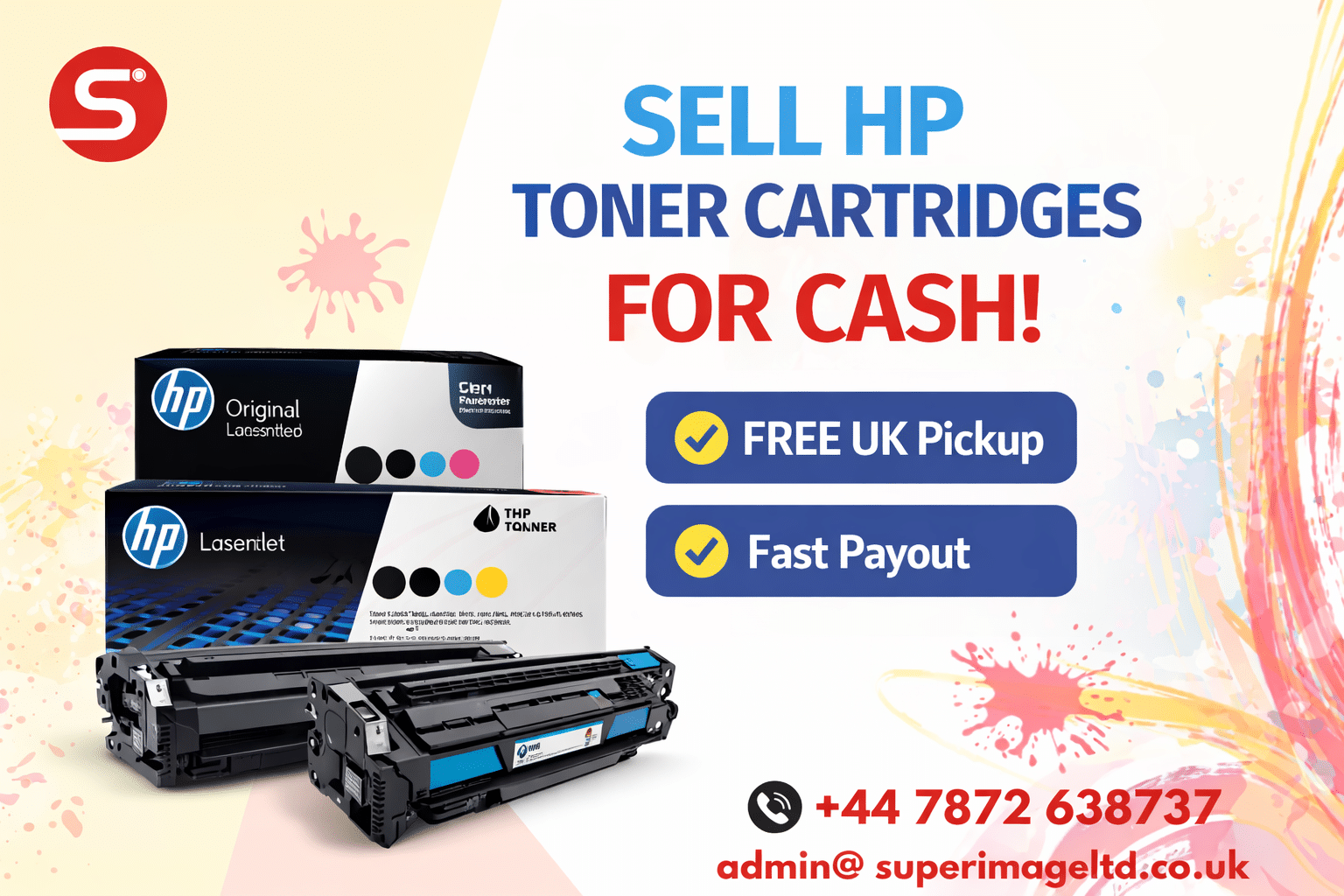Sell HP Toner Cartridges for Cash | UK HP Toner Back Buyers